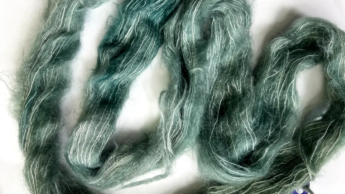 Malabrigo Mohair Lace Mohair/Silk Yarn in Pascal (363) for knitting and ...