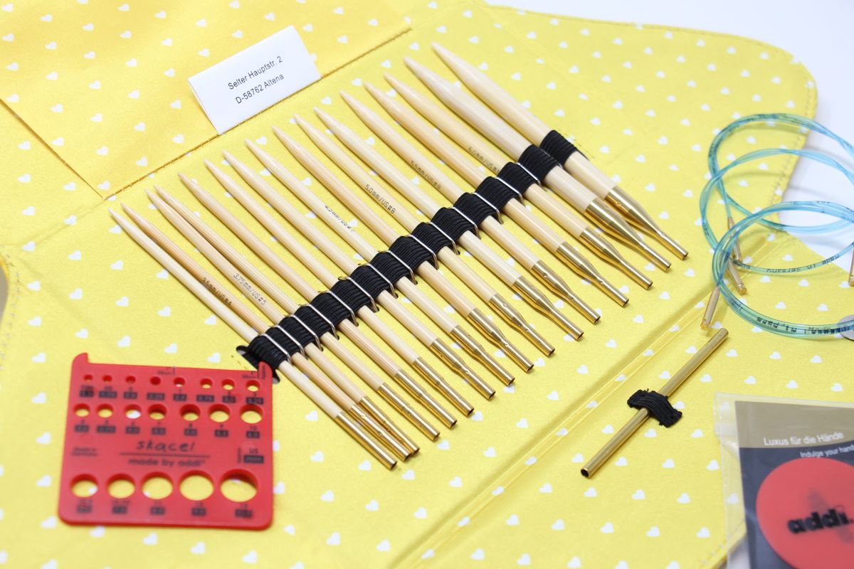ADDI TURBO CLICK Bamboo Interchangeable Knitting Needle sets at ...