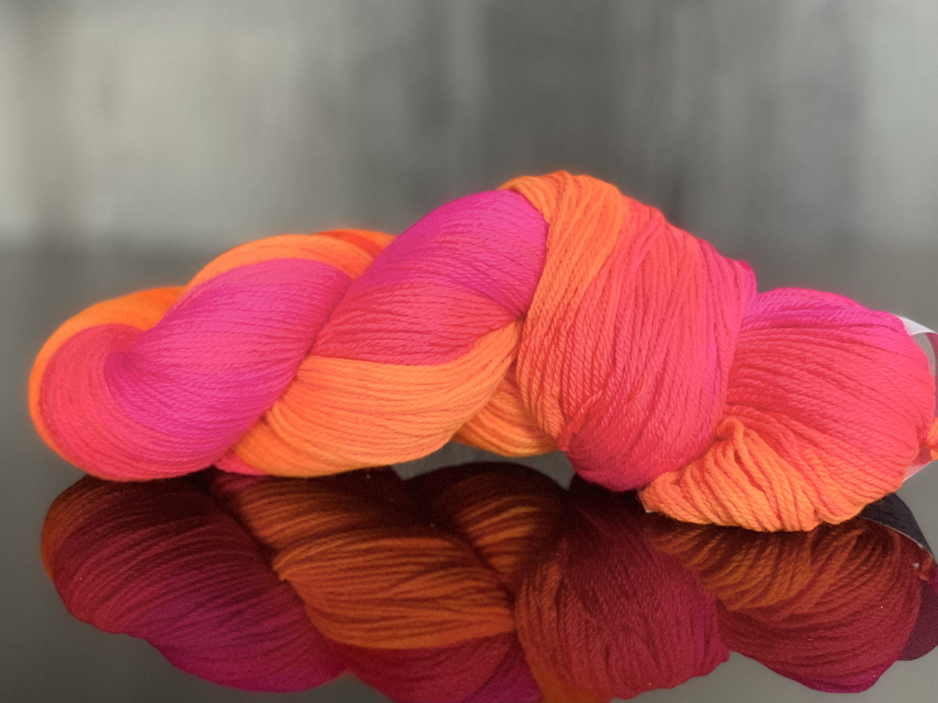 Artyarns Merino Cloud Ombre Yarn in 7H47 Hot Orange And Pink at ...