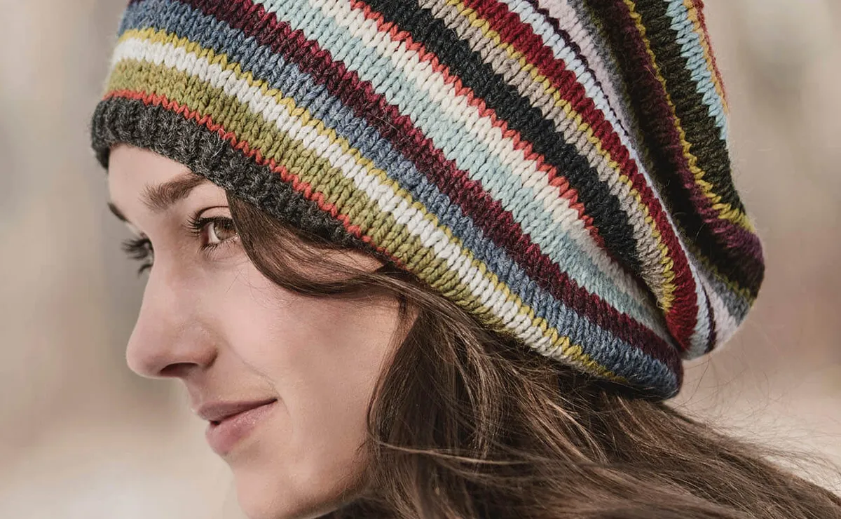 21 Color Slouch Knit Kit in Blue Sky Woolstok at Fabulous Yarn