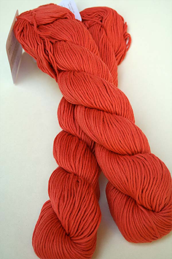 Blue Sky Fibers Skinny Cotton Organic Yarn in 317 Coral at Fabulousyarn.com
