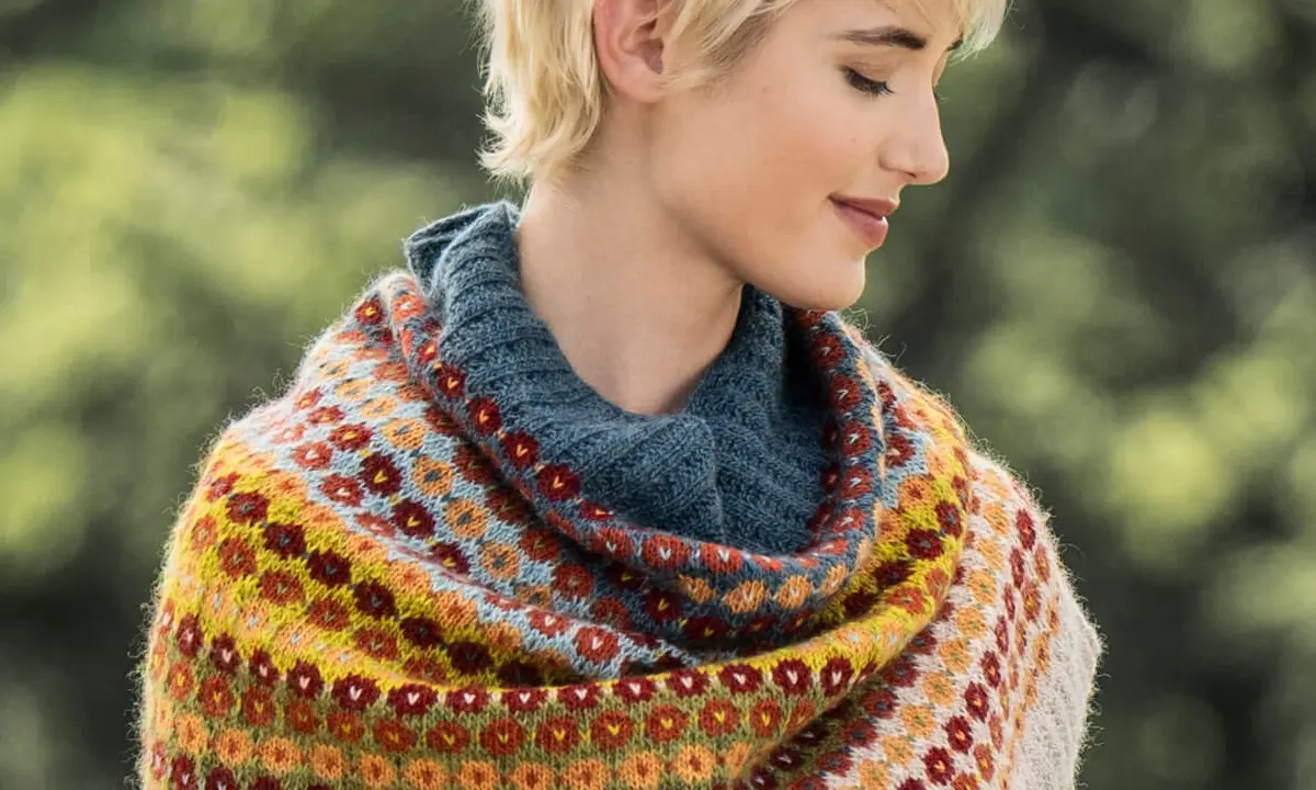 Blue Sky Antelope Valley Snood Kit in Woolstok Light at Fabulous Yarn