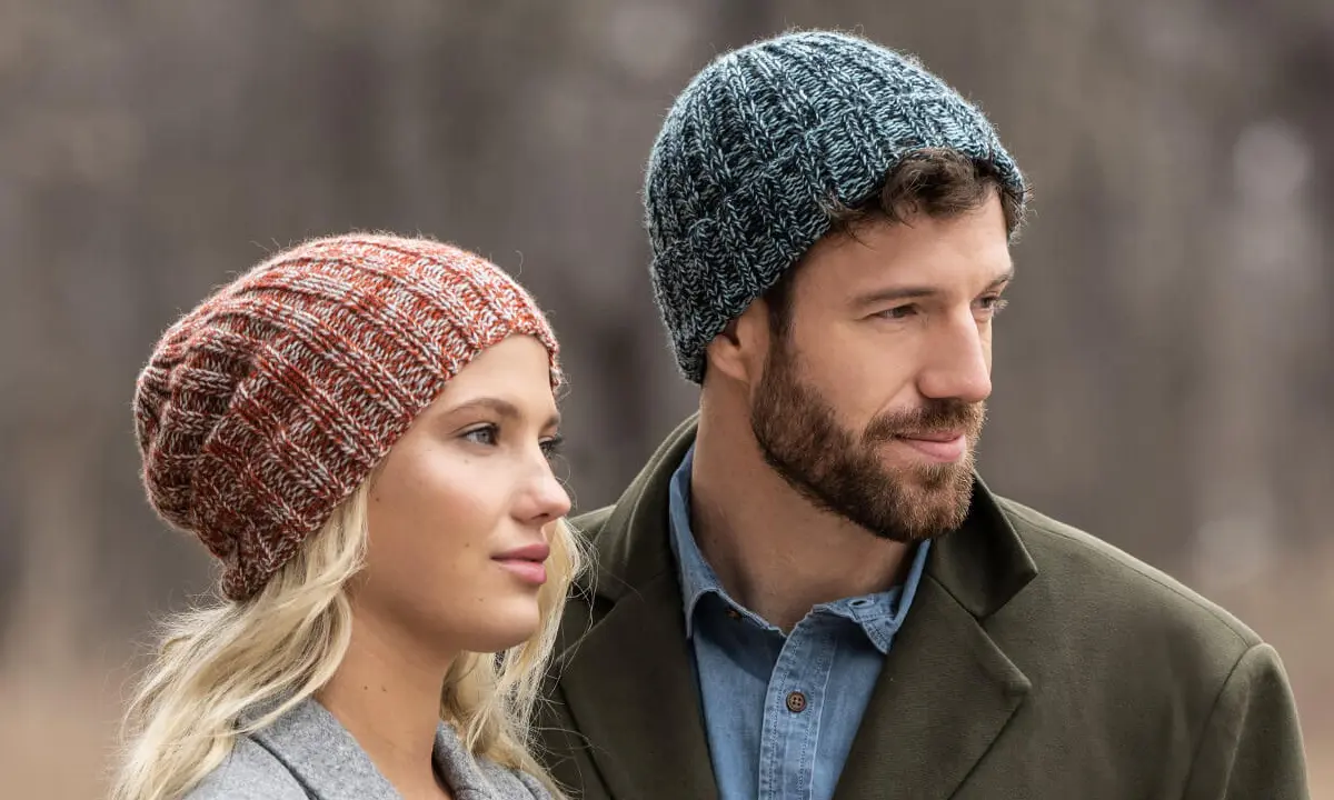 Blue Sky Salish Cap Knit Kit in Woolstok Light at Fabulous Yarn