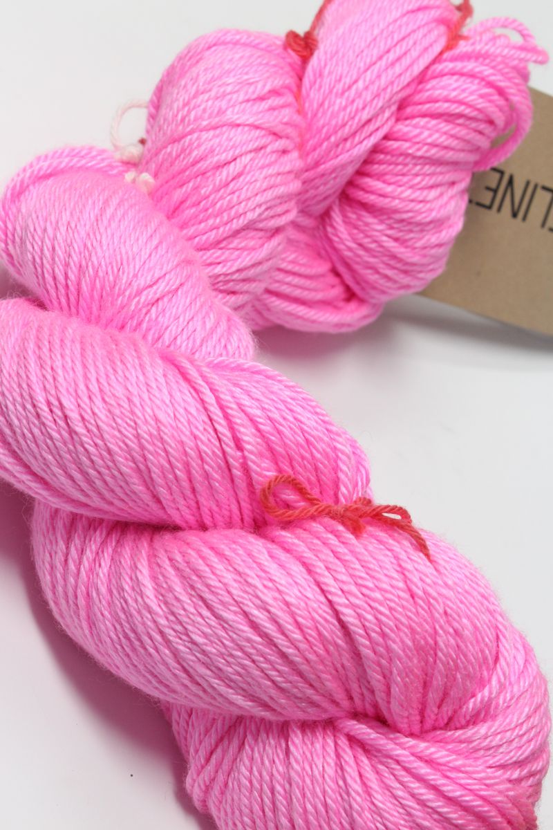 Madelinetosh Yarn DK Silk Meriono in Neon Pink at Fabulous Yarn
