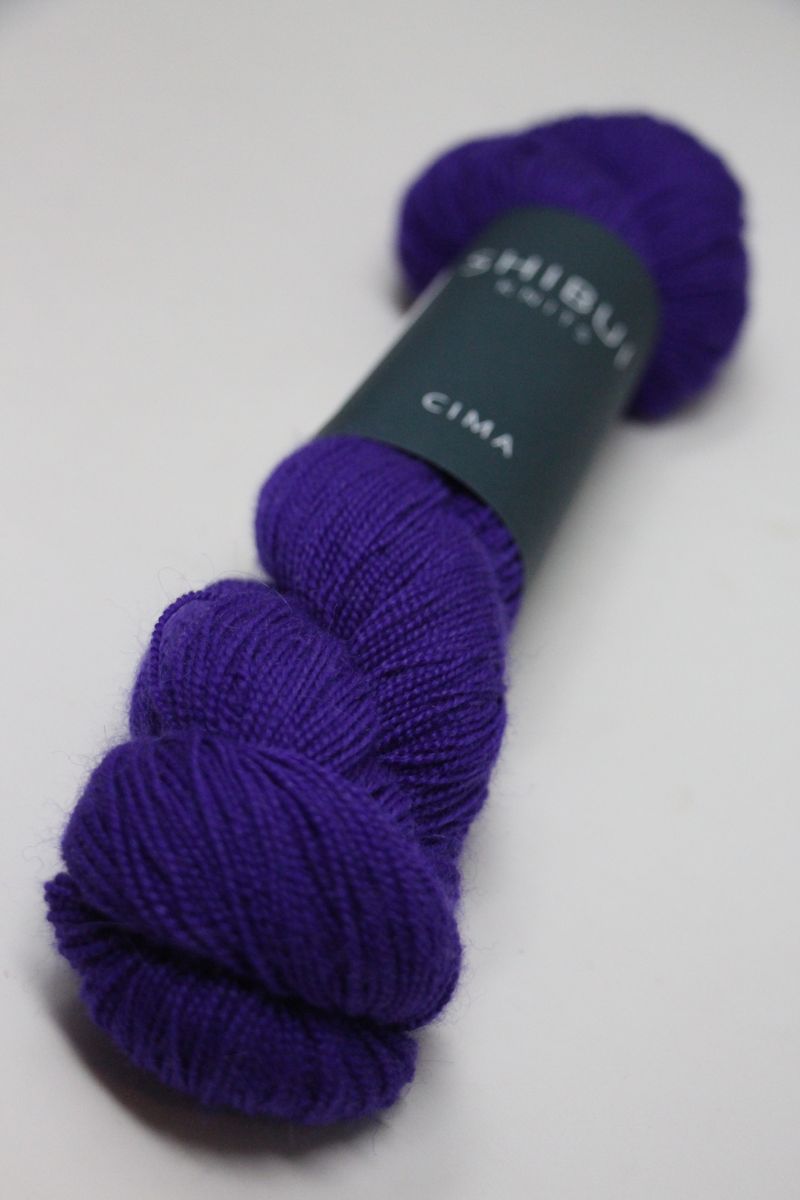 Shibui Cima Yarn in Limited Edition Color Tyrian at Fabulous Yarn