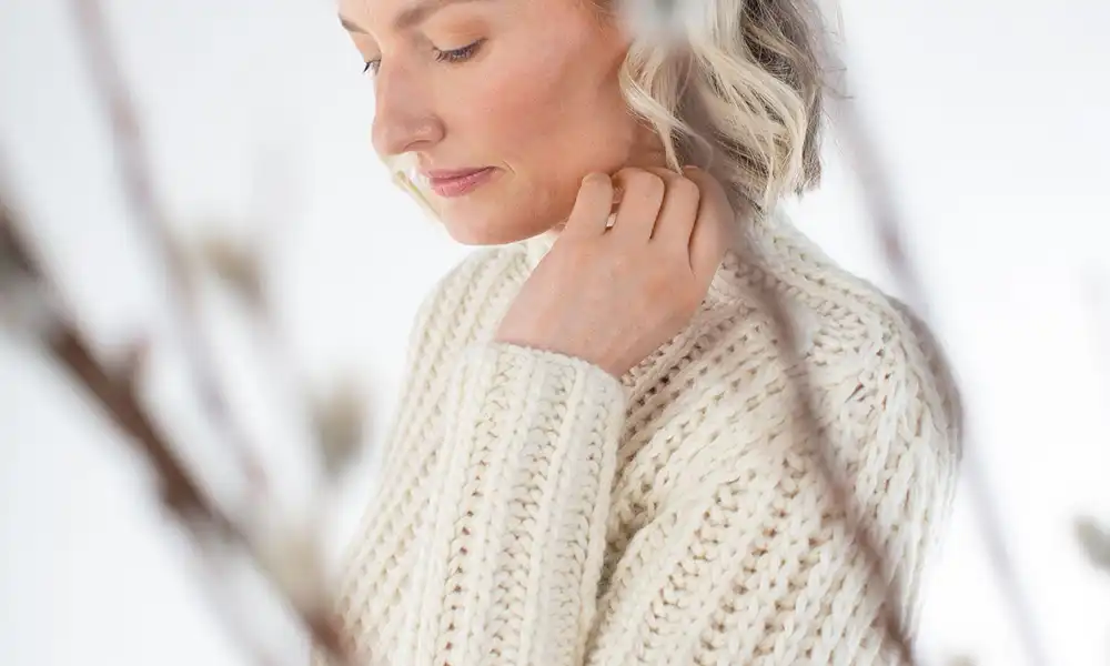 Monroe Pullover for Shibui Murmur at Fabulous Yarn